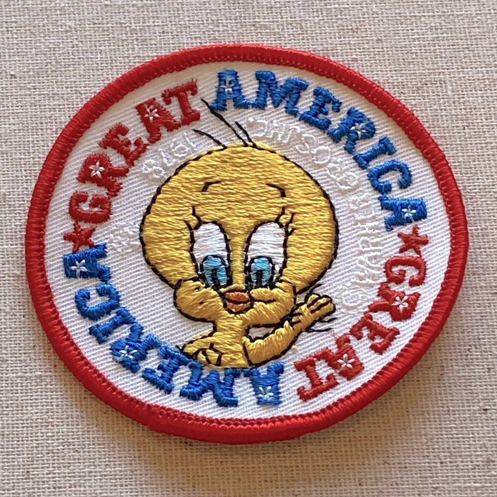 Vintage Tweety Bird Embroidered Patch Looney Tunes Ca… - Gem